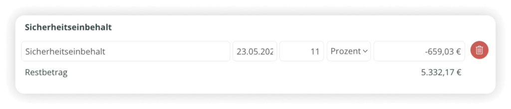 Rechnungen - Das Programm