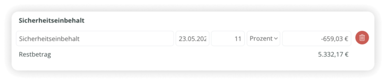 Rechnungen - Das Programm